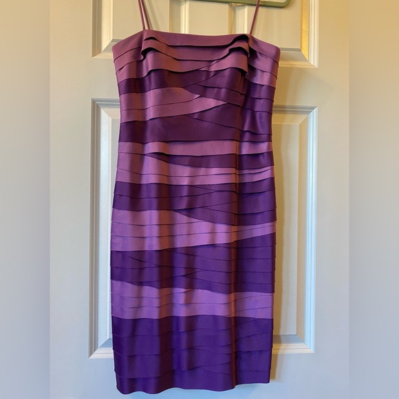 JS Collections | Dresses | Js Collections Purple Lavender Midi ...